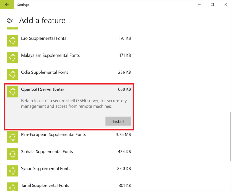 OpenSSH client and server in Windows 10 – Alberto Passalacqua